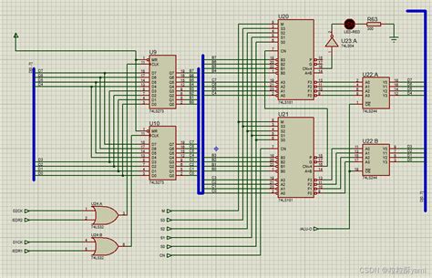计组课设（基于proteus简单模型计算机设计与实现）基于proteus的计算机系统实验教程 Csdn博客