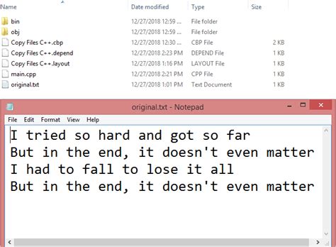 c program to copy one file into another file geeksforgeeks
