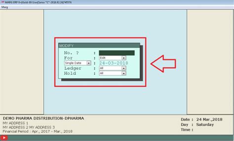 How To Modify Purchase Bill In Marg Software