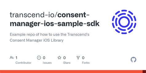 Github Transcend Ioconsent Manager Ios Sample Sdk Example Repo Of