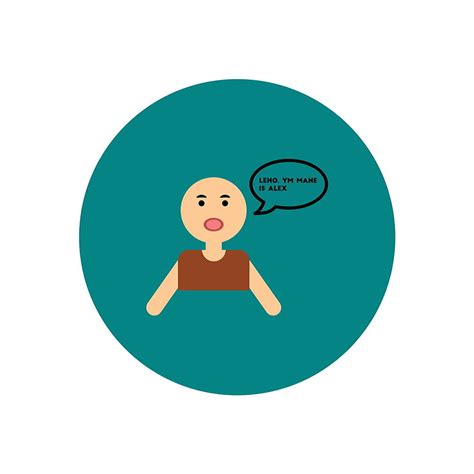 컬러 서클 남자 공격 스트로크 벡터에 세련 된 아이콘 Ai Eps Uidownload