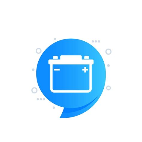 자동차 배터리 배터리 ⁇ 터 아이콘 프리미엄 벡터