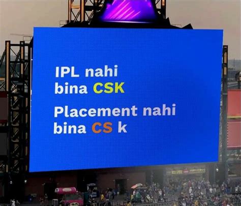 Satyam Kumar On Linkedin Following Csk Is Important 😎😎