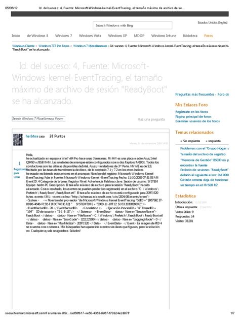 id del suceso 4 windows kernel eventtracing pdf pdf windows 7 microsoft windows