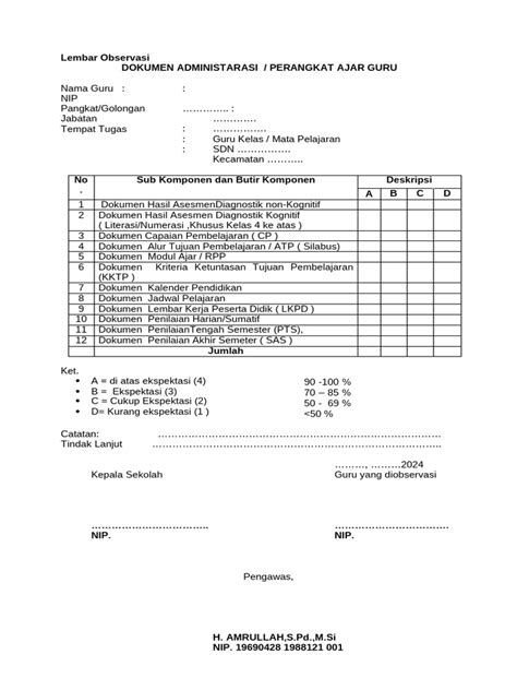 Dokumen Adm Guru Pdf