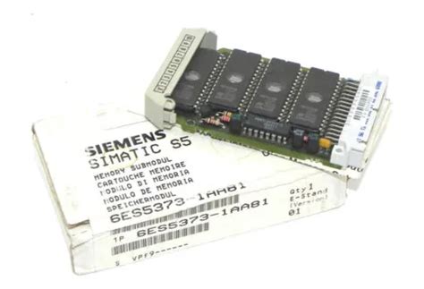 Nib Siemens 6es5373 1aa81 128k Cmos Eprom S5 Memory Subm Zzg Meses