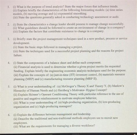 Solved I What Is The Purpose Of Trend Analysis State Chegg Com