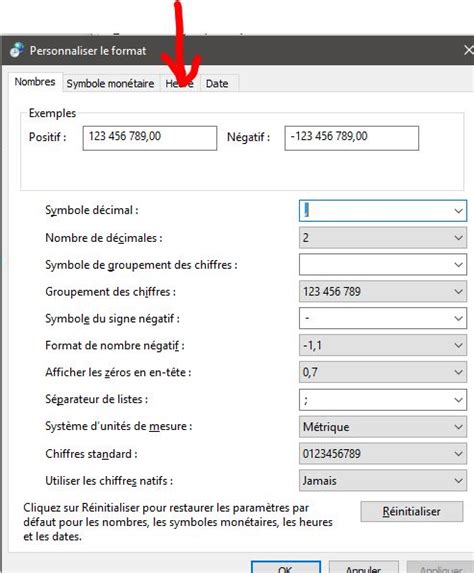 Modifier Affichage De L Heure