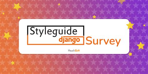 django styleguide survey