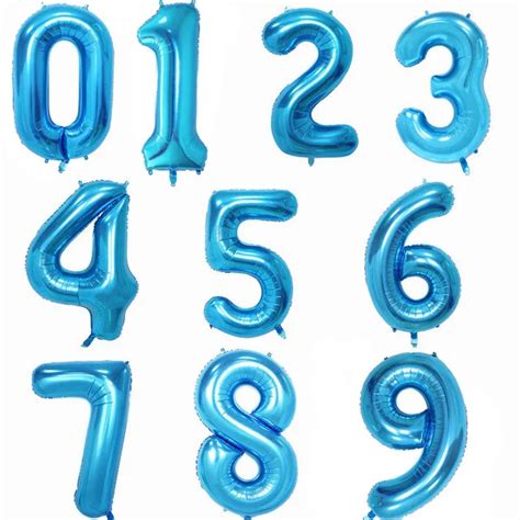 40 дюймов Большой размер цифра фольга 0 1 2 3 4 5 6 7 8 9 Воздушные шары на свадьбу с днем