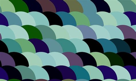 물고기 Squama 텍스처 원활한 벡터 패턴 모자이크 물고기 규모 D 프리미엄 벡터