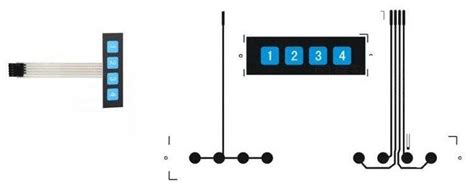 1x4 Self Adhesive Membrane Numeric Keypad Arduino Arduino Diy Human Input