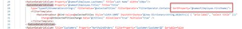 Datagrid Sortproperty Not Sorting Asc Radzenblazor Components Radzen