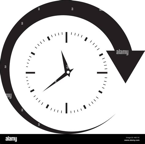 Analog Clock Icon Image Vector Illustration Design Stock Vector Image And Art Alamy