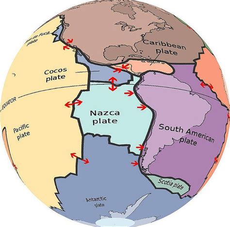 Mapas De Placas TectÓnicas Para Descargar E Imprimir Tectonica De