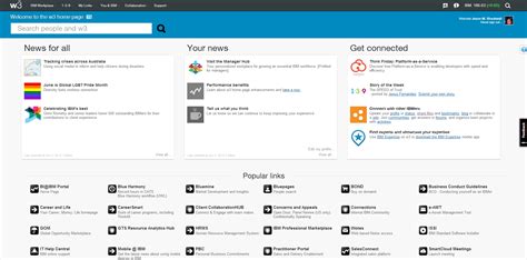 IBM S New Intranet Represents Change In Intranet Design IntranetBlog Com Intranet Design