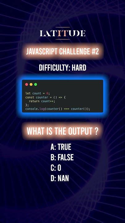Javascript Coding Challenge Hard Edition 😓 Javascript Coding
