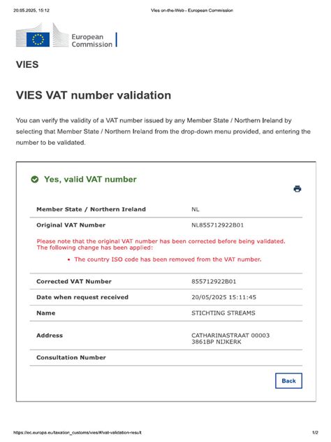 Vat Validation Pdf