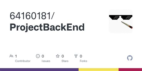 Github 64160181projectbackend