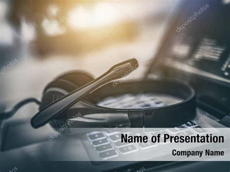 Call Communication Support Center Customer Powerpoint Template Call Communication Support