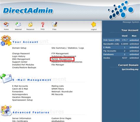 How To Enable Remote Access To Mysql Database In Directadmin Enhanced