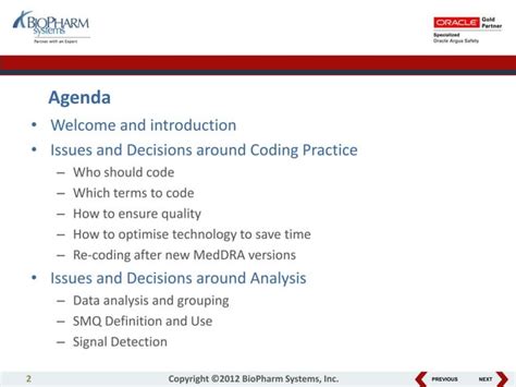 Best Practices On Medical Coding In Meddra Ppt