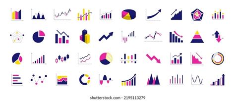 Business Data Charts Diagrams Graphs Business Stock Vector Royalty Free 2195113279 Shutterstock
