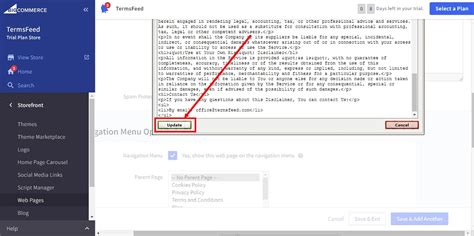 How To Add A Disclaimer On BigCommerce TermsFeed