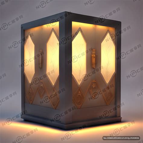 Ai创作图灯箱 昵图网