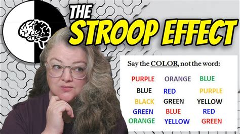 The Stroop Effect Youtube