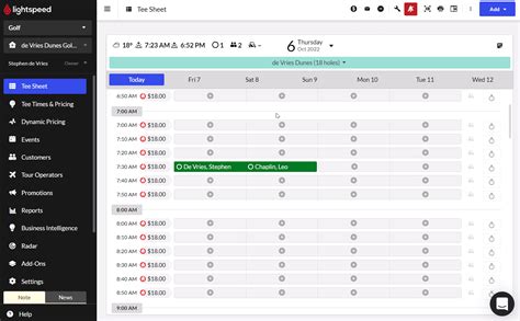 Applying Packages Lightspeed Golf