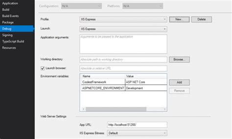 asp core configuration codingblast