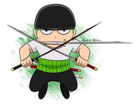 Zoro Chibi By Igniswolven On Newgrounds