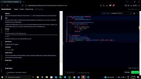 Low Kumar Chowdhury On Linkedin Hackerrank 30daysofcode Python