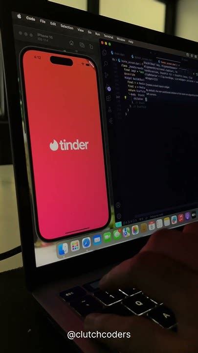 Flutter X Tinder Ui Clutchcoders Flutter Dart Ui Tinder Developers Ytshorts Shorts