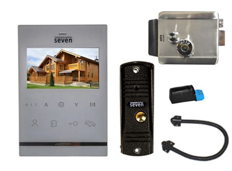 Комплект домофона SEVEN DP 7542 Kit PSD 06 с электромеханическим замком ...