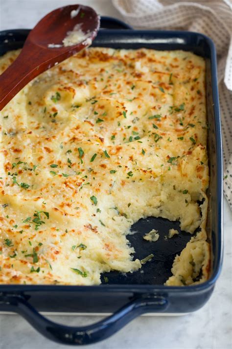 Baked Parmesan Mashed Potatoes Cooking Classy