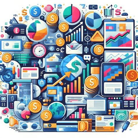 Premium Photo Vector Illustration Of Finance And Money