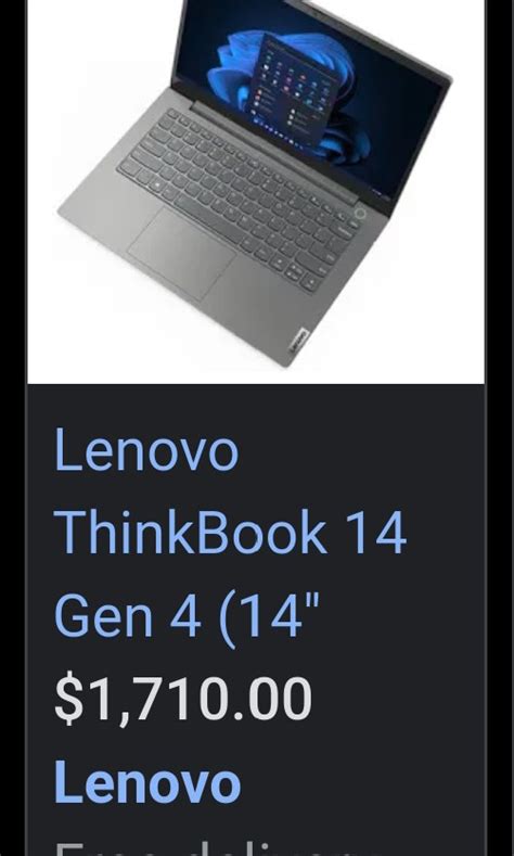Lenovo Thinkbook I Processor Computers Tech Laptops Notebooks On Carousell