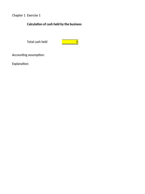 chapter 1 exercise 1 template pdf