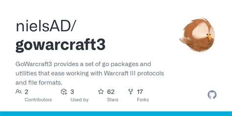 GitHub NielsAD Gowarcraft3 GoWarcraft3 Provides A Set Of Go Packages And Utilities That Ease