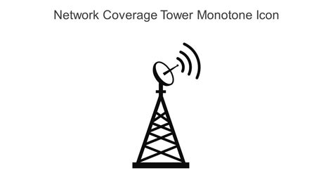 Network Coverage Tower Monotone Icon In Powerpoint Pptx Png And Editable Eps Format Ppt Powerpoint