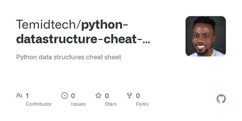 GitHub Temidtech Python Datastructure Cheat Sheet Python Data
