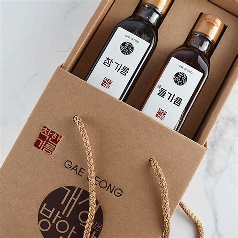 개성방앗간 참기름 들기름 명절 선물세트 2구 3구 티몬