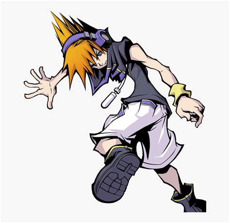 Sexy Anime Girl Art Render World Ends With You Character Design Hd Png Download Kindpng