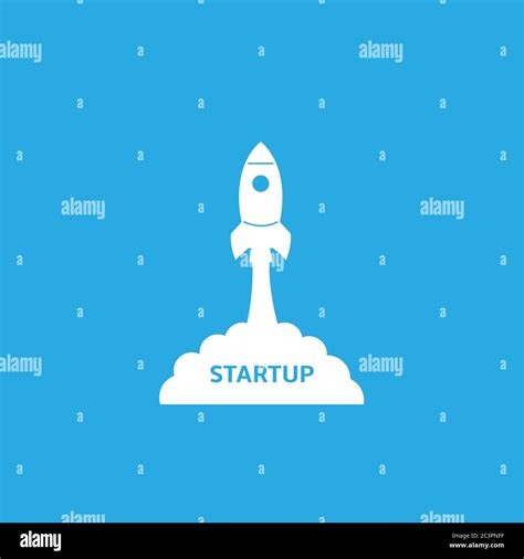 Startup Rocket Vector Stock Vector Image And Art Alamy