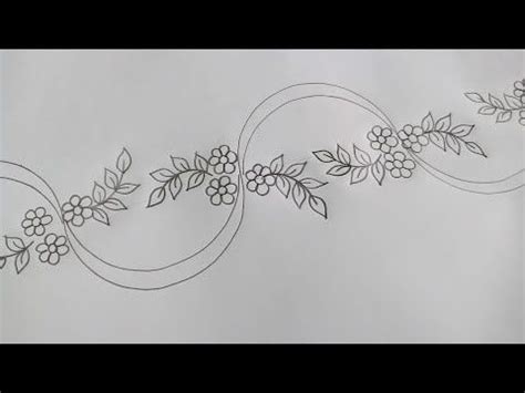 Diy Embroidery Patterns Embroidery On Kurtis Border Embroidery Designs Hand Embroidery Videos