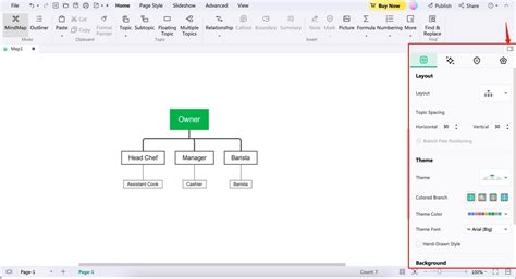 Create Coffee Shop Organizational Charts With Edrawmind