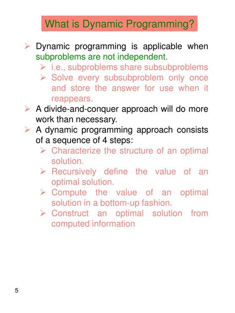 Ppt Analysis Of Algorithms Chapter 07 Dynamic Programming