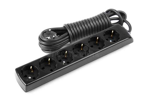 Electric Extender Cable On A White Background Stock Image Image Of Connected Electricity